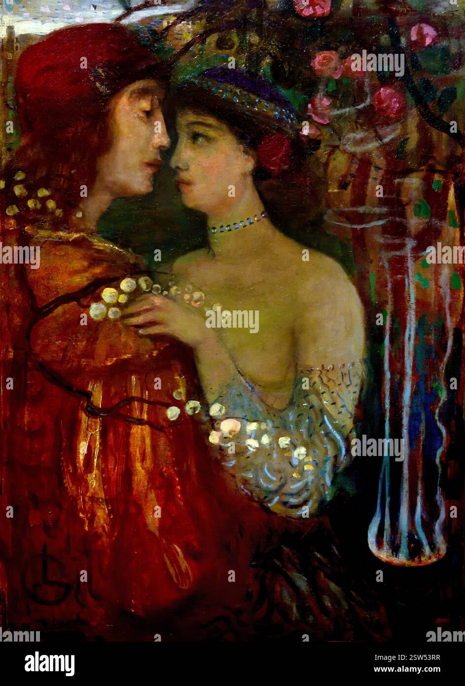 Magic - The Sorcerer`s Garden 1906-1907 by Gulacsy Layos 1882 - 1932. Fine Art Museum, Budapest ...